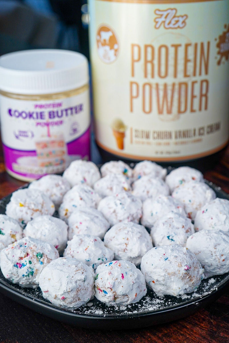 20 Cal Crunchy Protein Sugar Cookie Bites – Protein Cookie Butter Powder