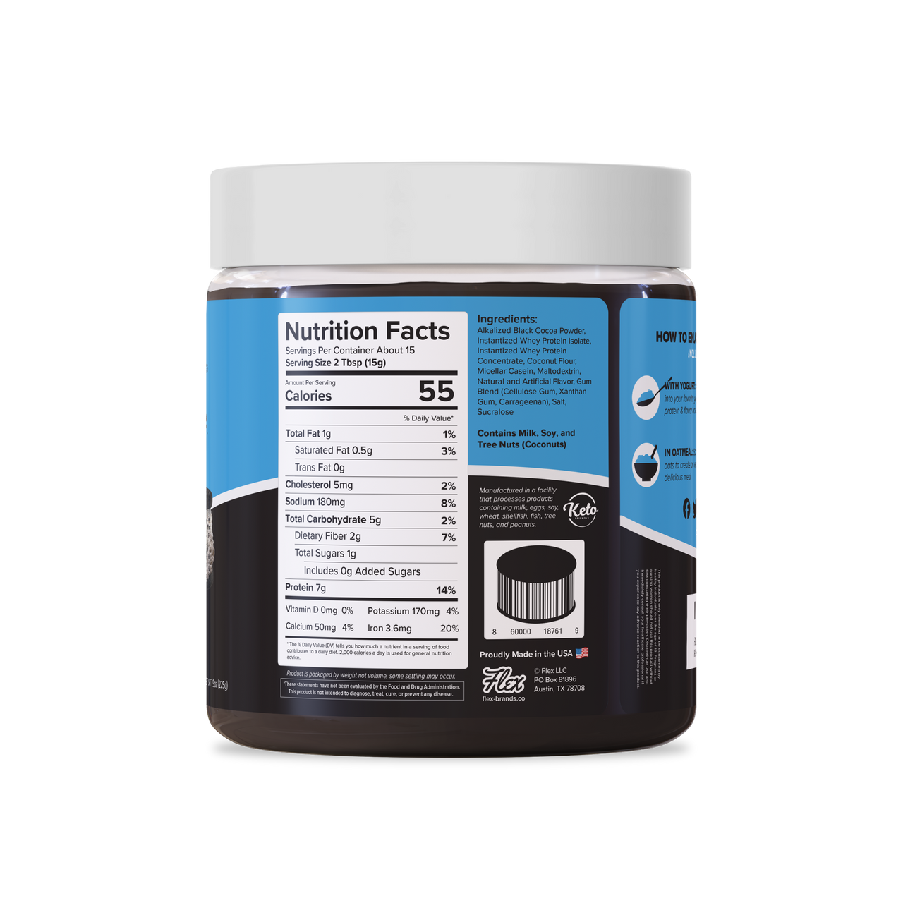 Cookies & Cream – Protein Cookie Butter Powder