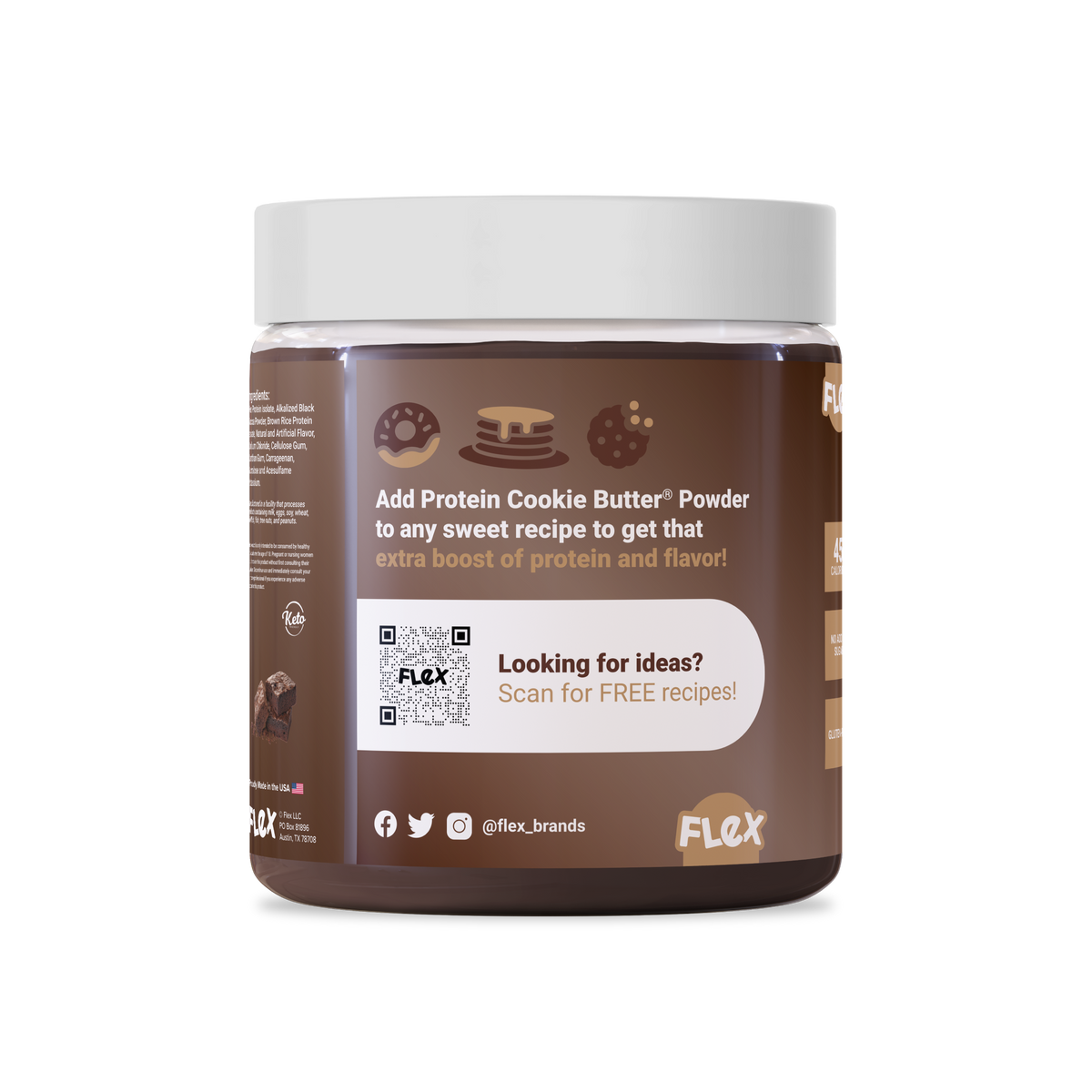 Vegan Brownie Batter – Protein Cookie Butter Powder