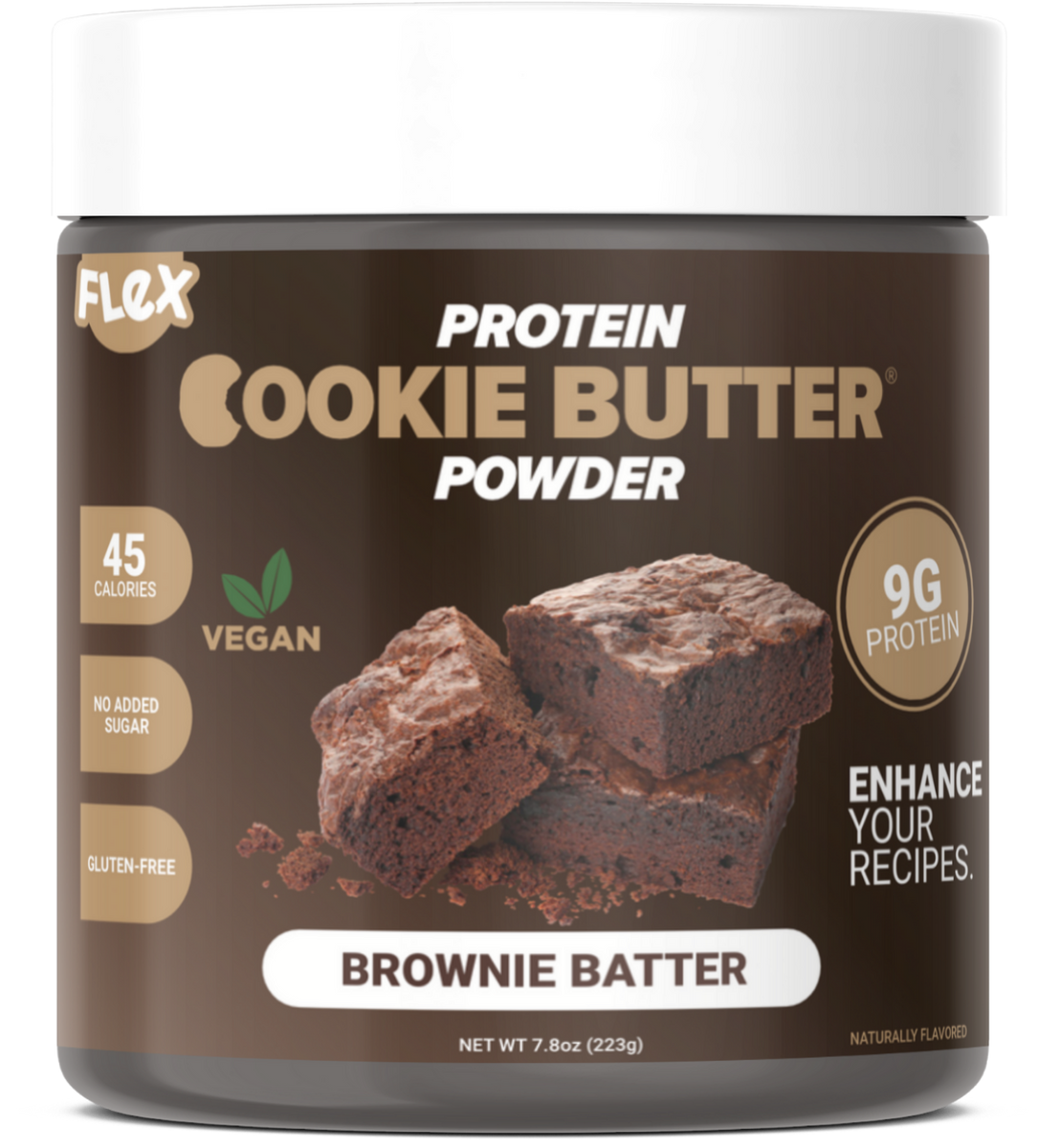 Vegan Brownie Batter – Protein Cookie Butter Powder