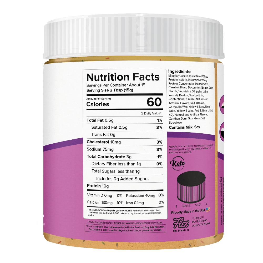 Birthday Cake Batter Whey – Protein Cookie Butter Powder